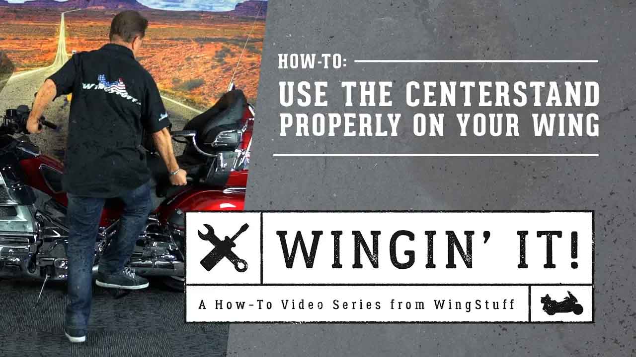 How To Use the Centerstand Properly On Your Wing - WingStuff.com
