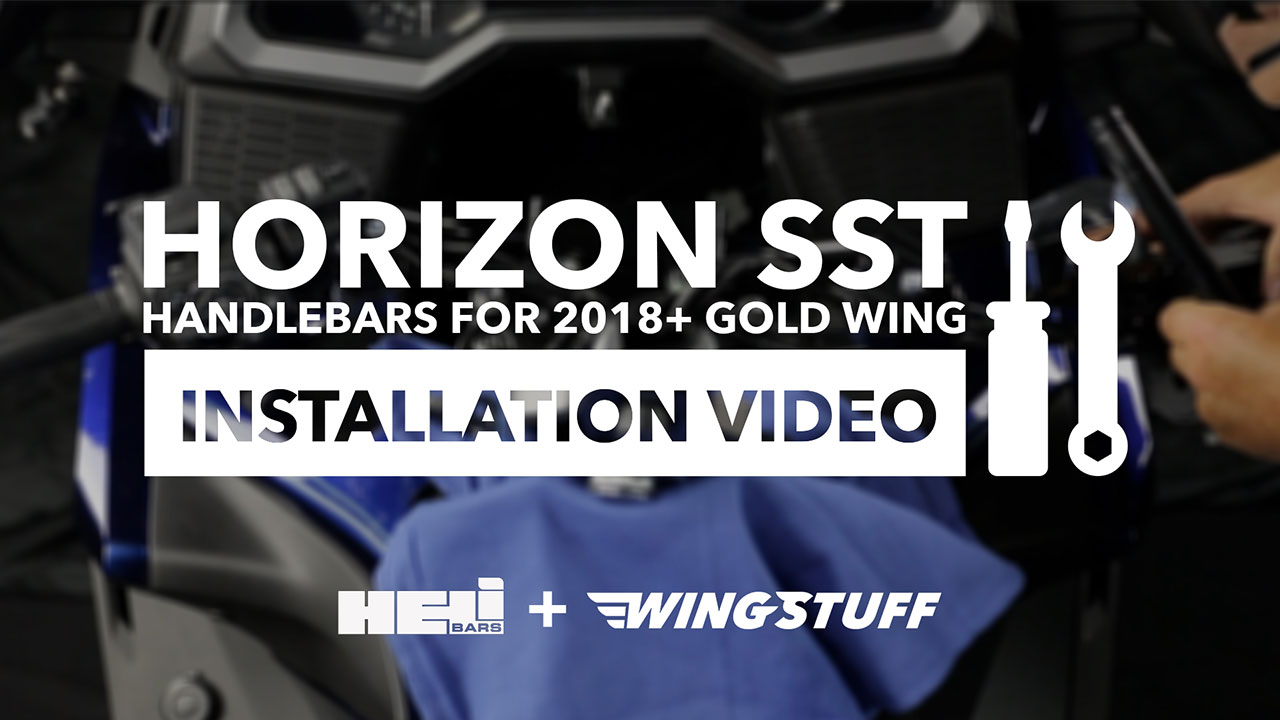 Horizon SST Helibars for 2018+ Gold Wing Installation Video - WingStuff.com