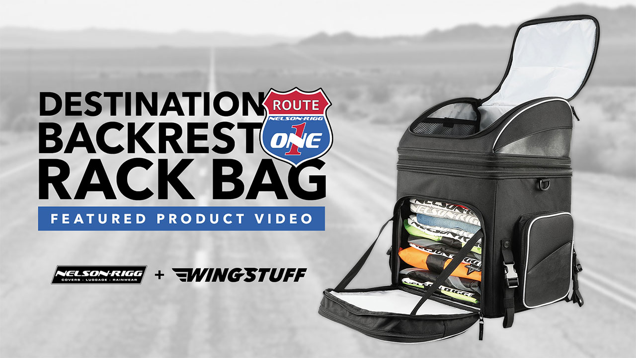 Destination Backrest Rack Bag - WingStuff.com