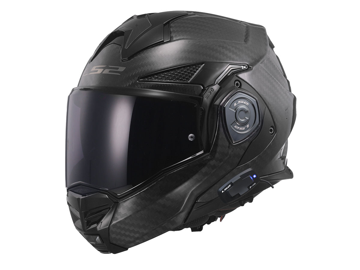 LS2 Advant X Carbon w/ Cardo 4X Bluetooth Headset
