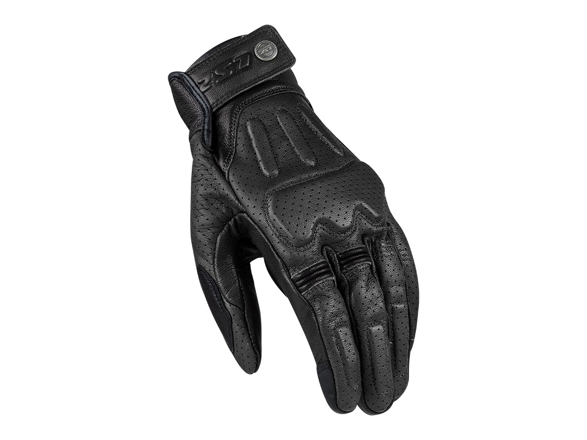 LS2 Rust Vintage Gloves Black