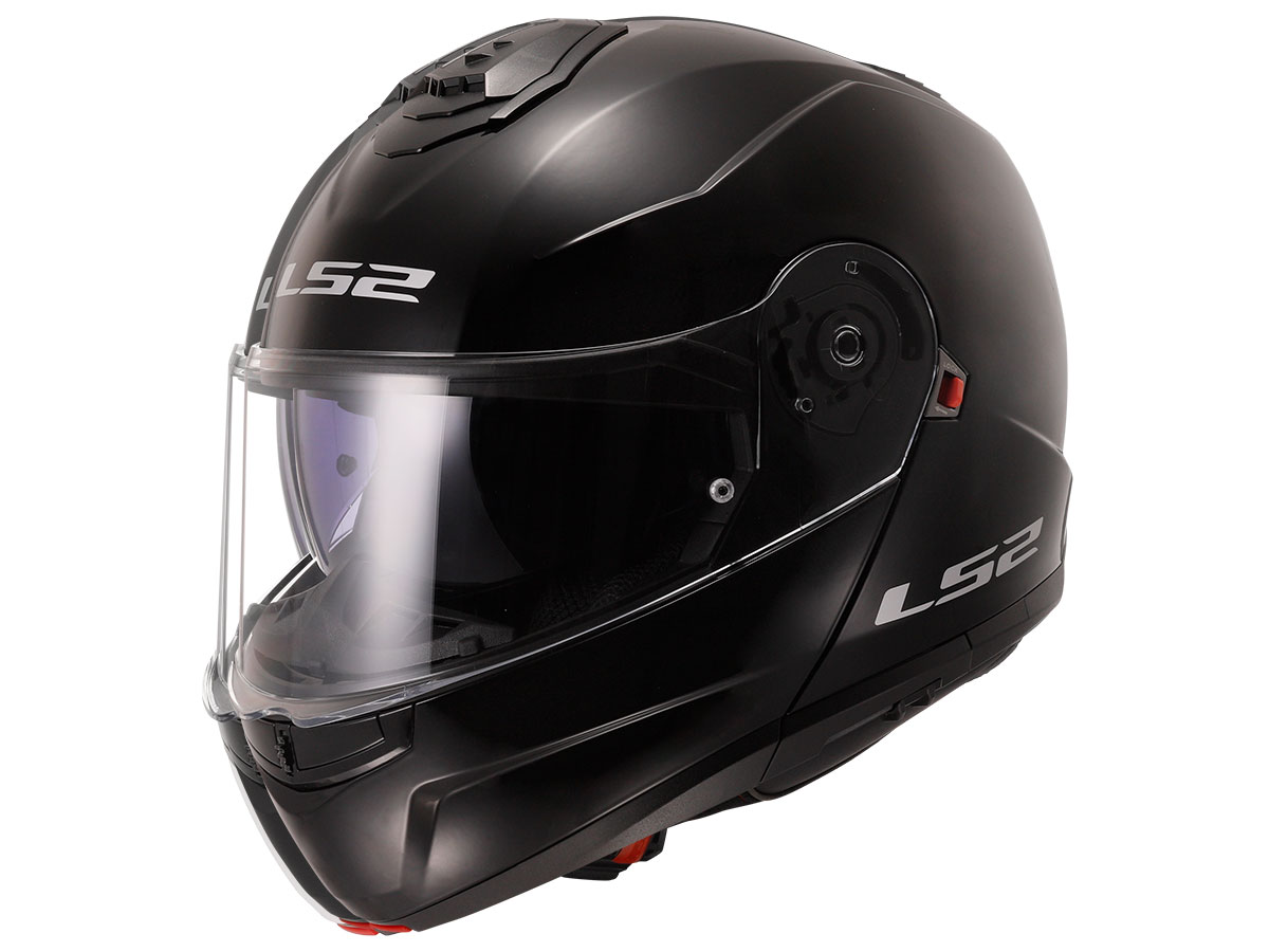 LS2 Strobe II Modular Helmet Gloss Black