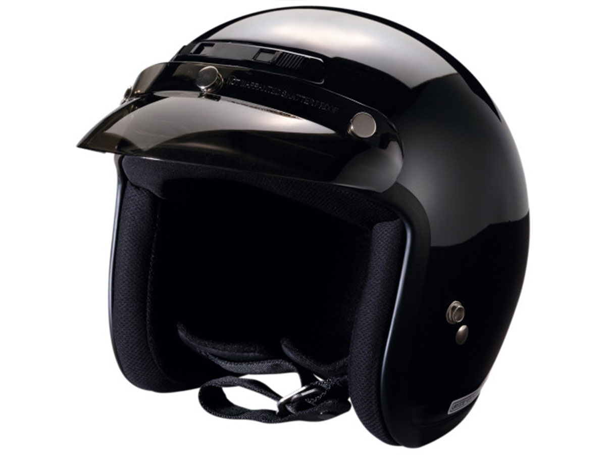 Z1R Jimmy Open Face Helmet Black