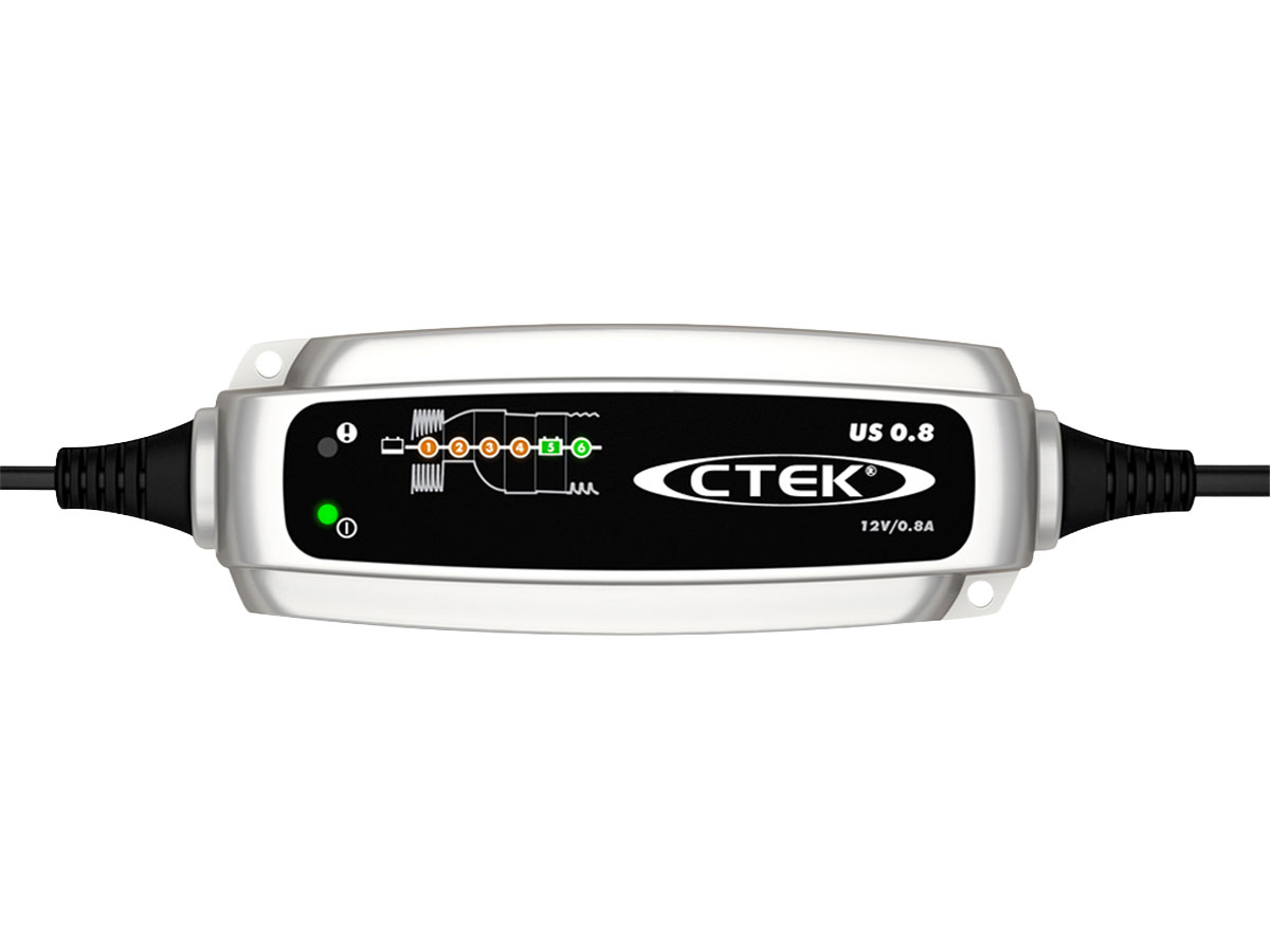 CTEK US 0.8 Compact Smart Battery Charger
