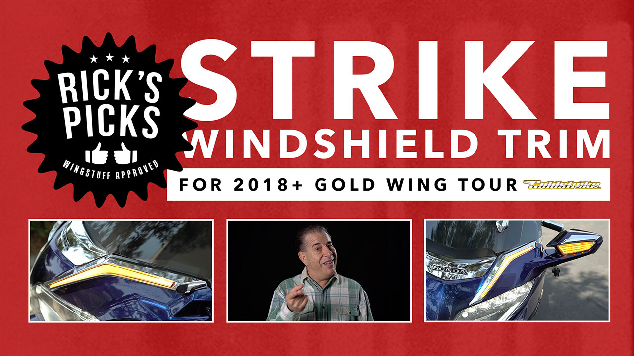 Rick's Picks - Strike Windshield Trim by Goldstrike - WingStuff.com