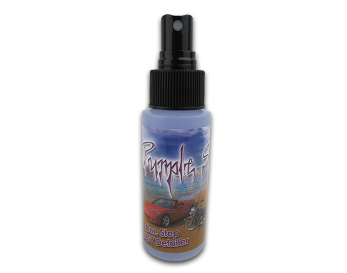 Purple Slice 2 oz Travel Size Bottle w/Sprayer