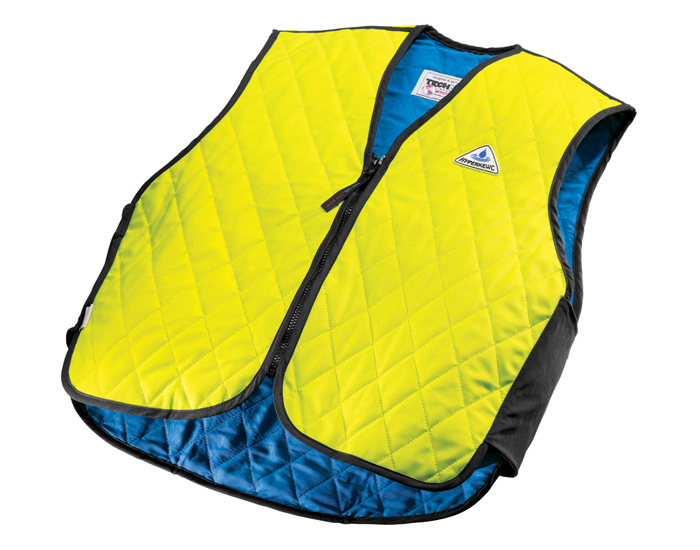HyperKewl Soakable Cool Vest Hi Viz Lime