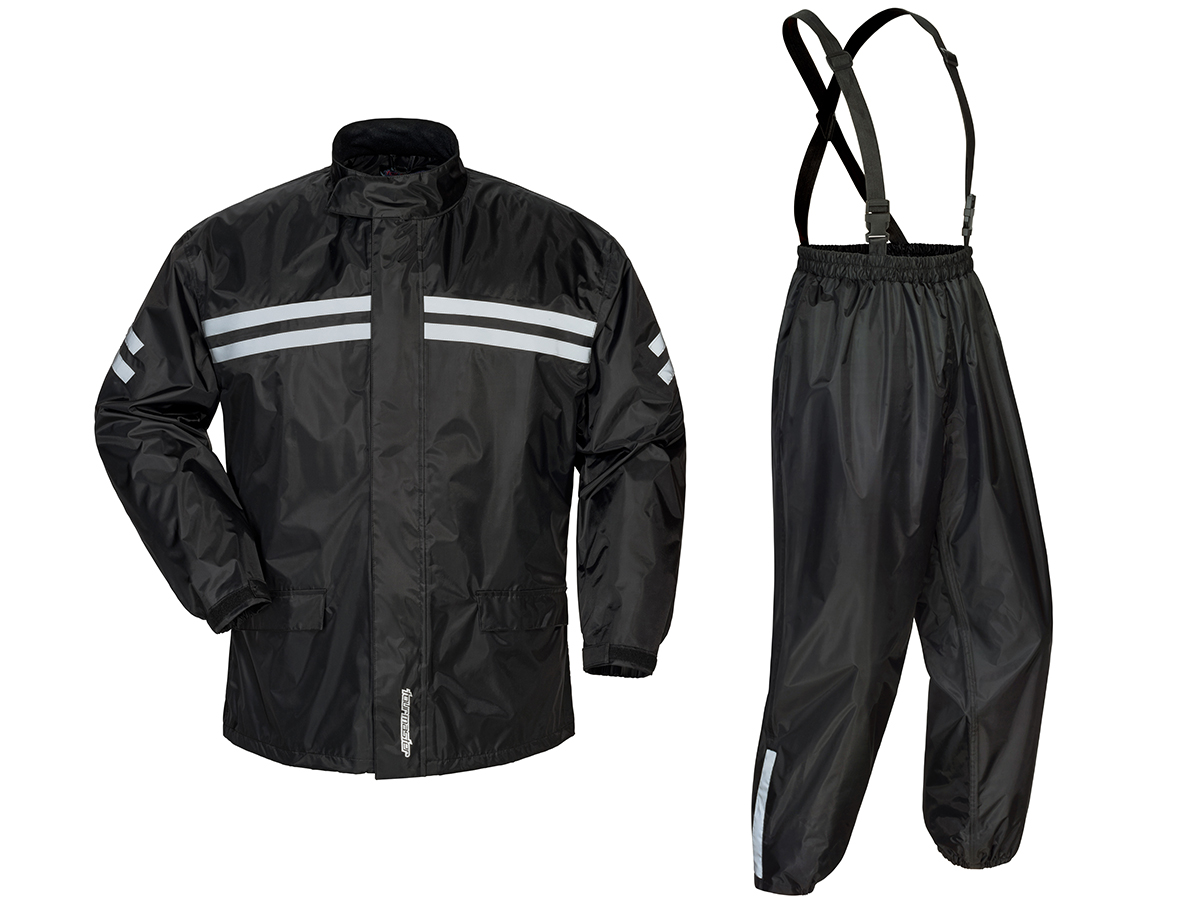 Shield Two-Piece Rainsuit Black