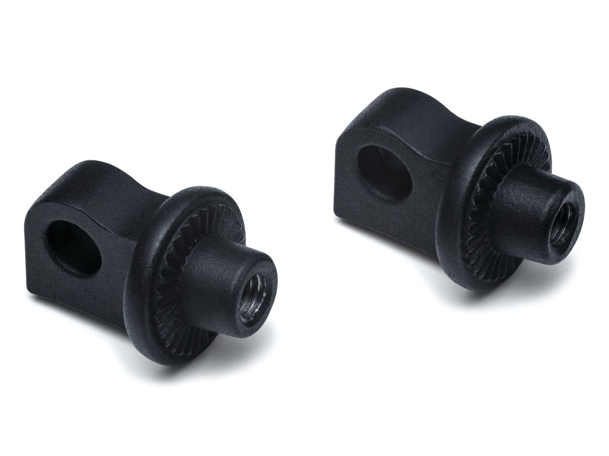 Splined Peg Adapters Satin Black